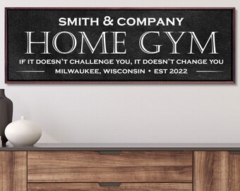 Home Gym Sign - Etsy