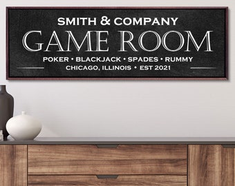 Game Room Sign | Etsy