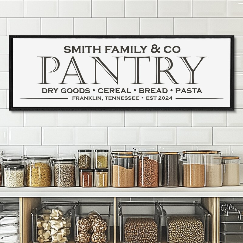 Pantry Sign - Etsy