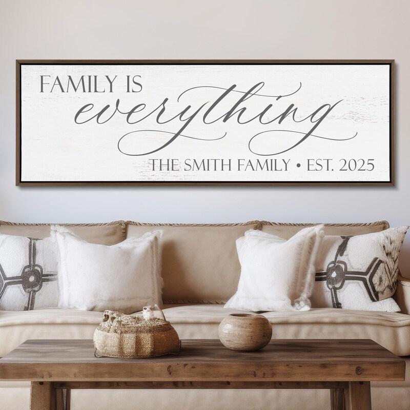 Family is Everything Sign - Etsy