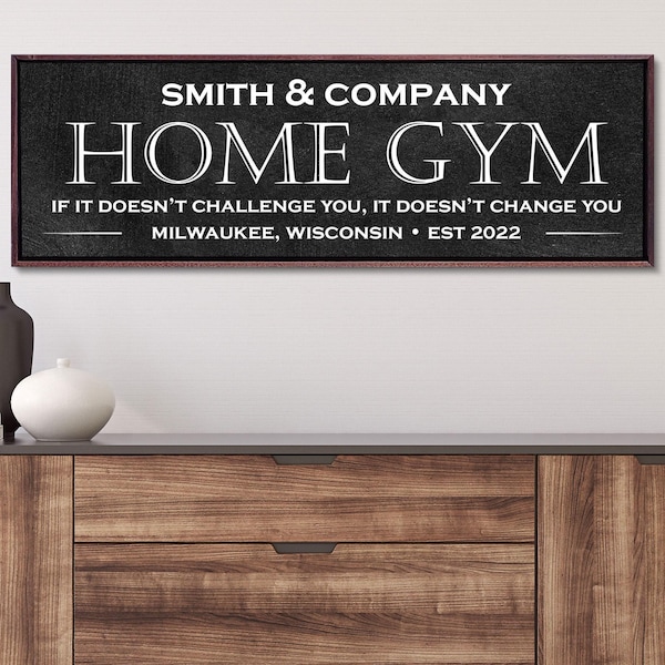 Home Gym Sign - Etsy