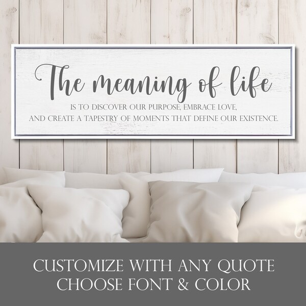 Custom Canvas Quote - Etsy