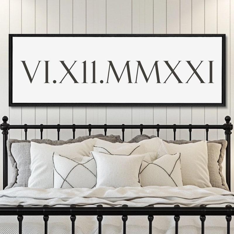 Roman Numerals Art - Etsy