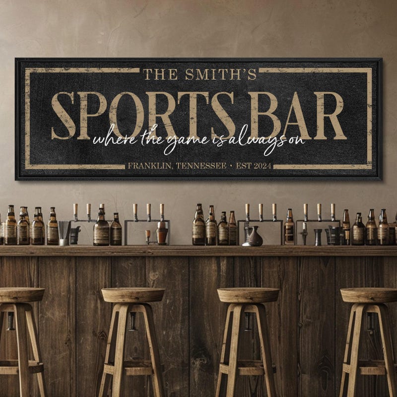 Sports Bar Decor - Etsy