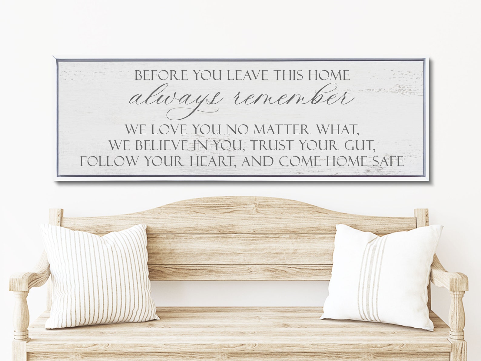 Before You Leave This Home Sign Sign for Entryway - Etsy