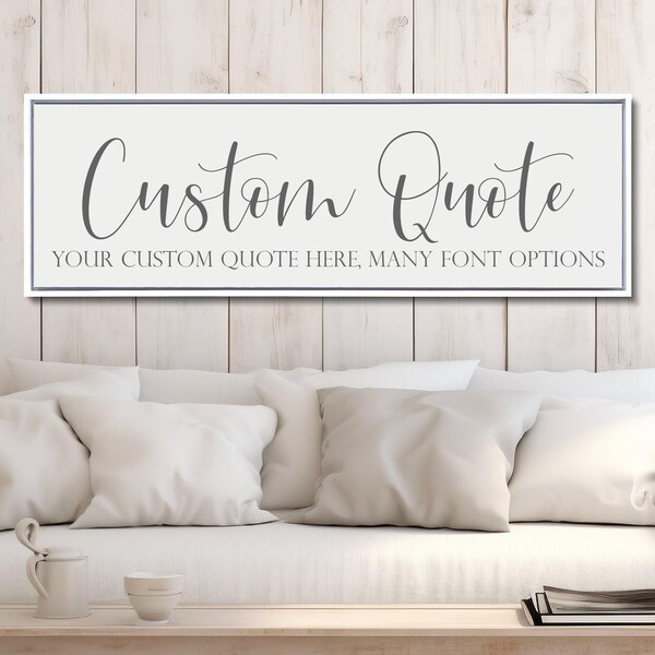 Custom Canvas Signs - Etsy