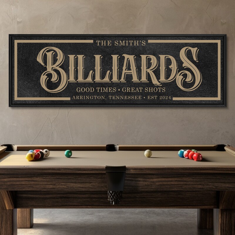 Billiards Decor - Etsy