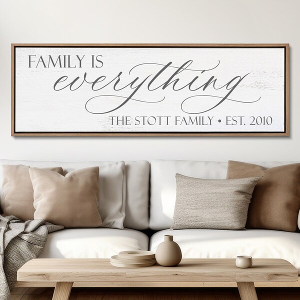 Family is Everything Sign - Etsy