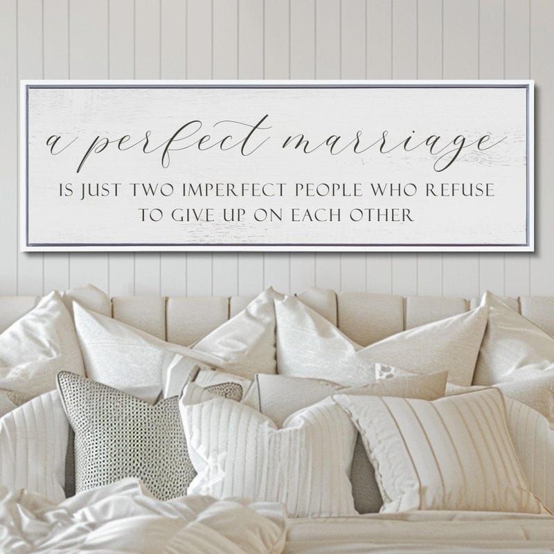 Marriage Above Bed Sign - Etsy