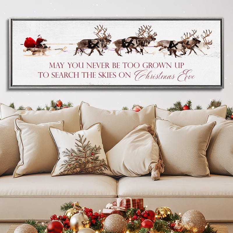 Large Christmas Wall Art - Etsy