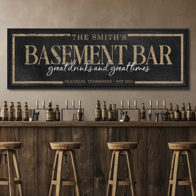 Wedding Bar Signs Framed - Etsy