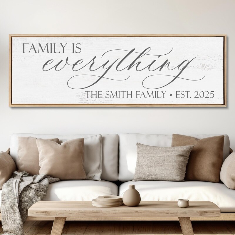 Family is Everything Sign - Etsy