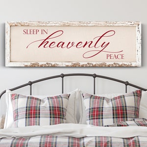 Sleep in Heavenly Peace Sign, Silent Night Sign, Christmas Sign - Etsy