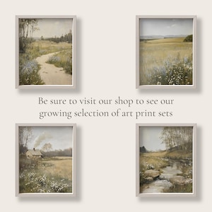 PRINTED & SHIPPED Spring Art Print Set, DIY Gallery Wall Art - Etsy