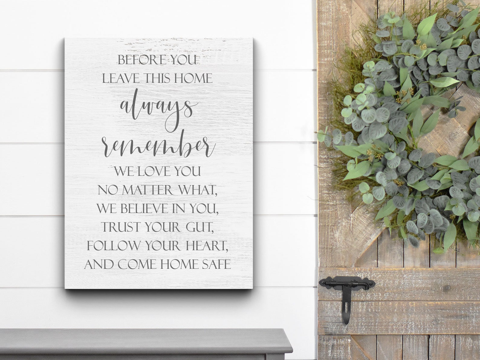 Before You Leave This Home Sign Entryway Sign Sign From - Etsy