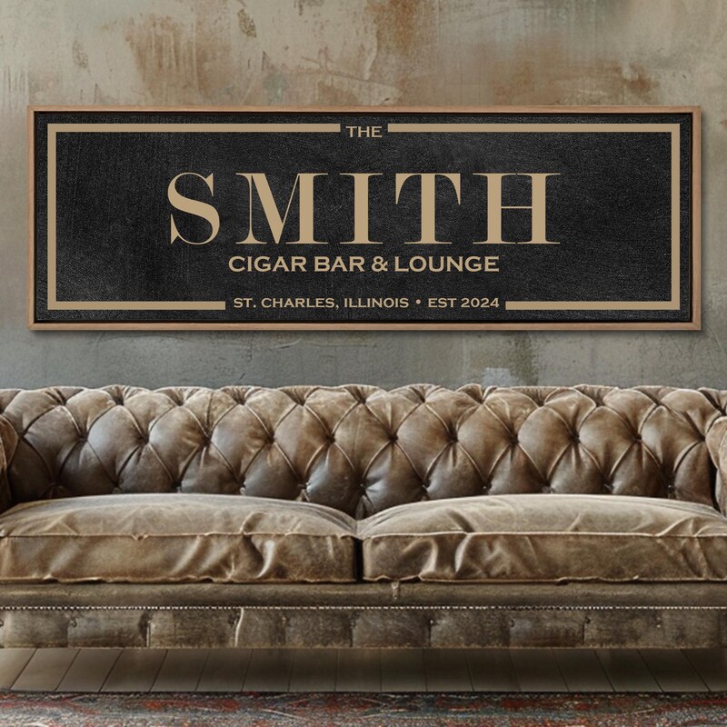 Cigar Bar Sign - Etsy