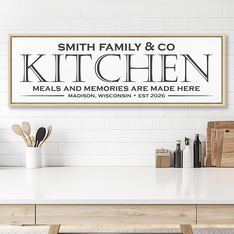 Farmhouse Kitchen Sign - Etsy