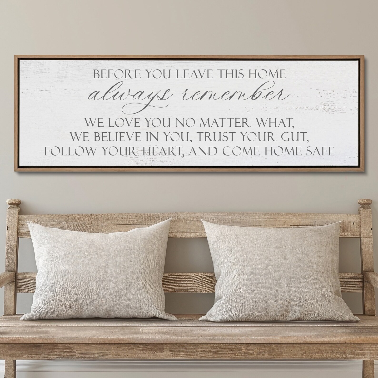 Before You Leave This Home Sign, Sign for Entryway - Etsy