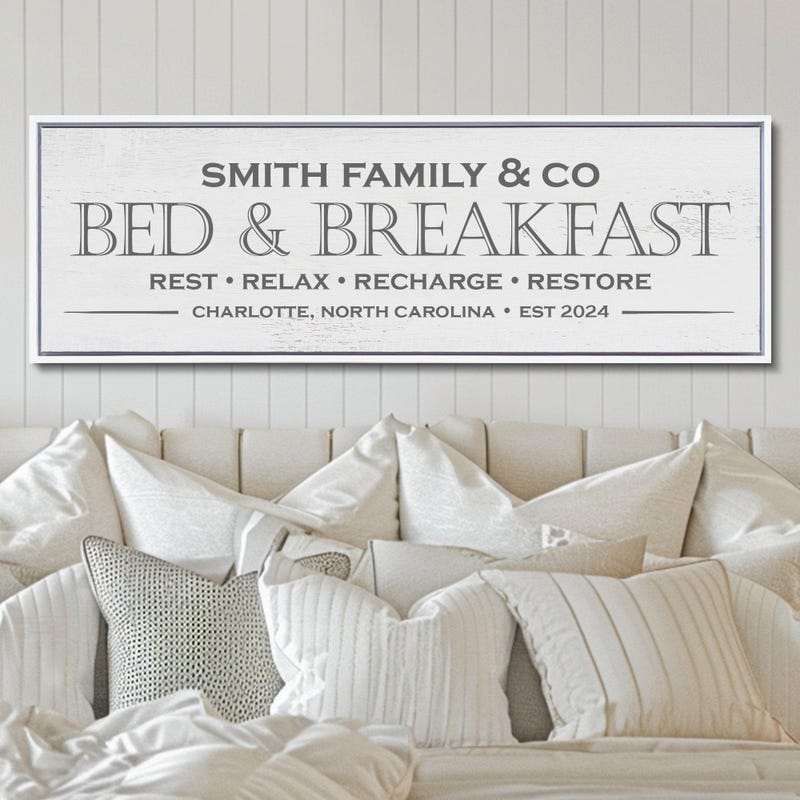 Wooden Over the Bed Sign - Etsy