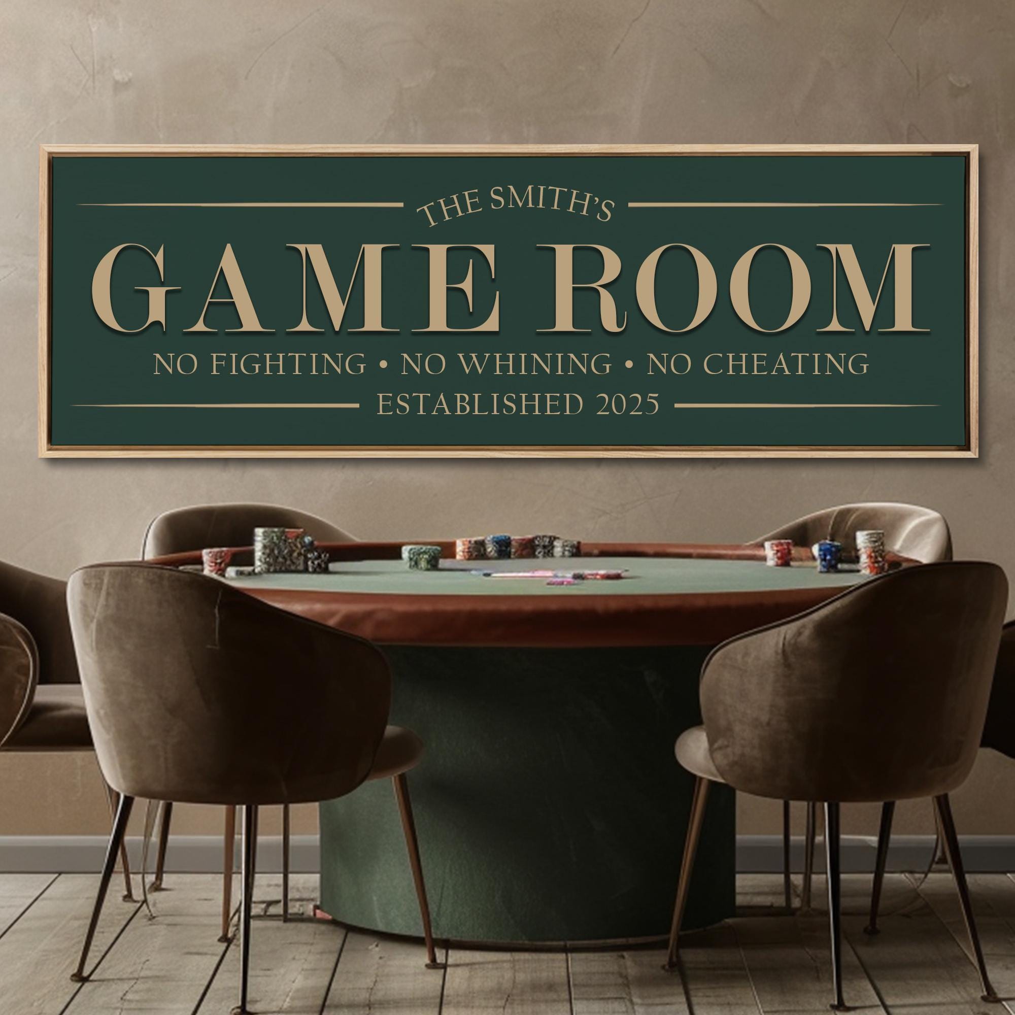 Personalized Game Room Sign for Home - Etsy