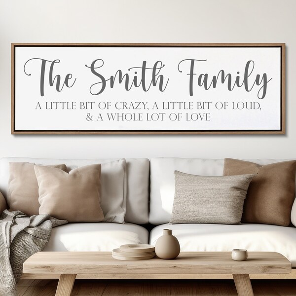 Large Family Sign - Etsy