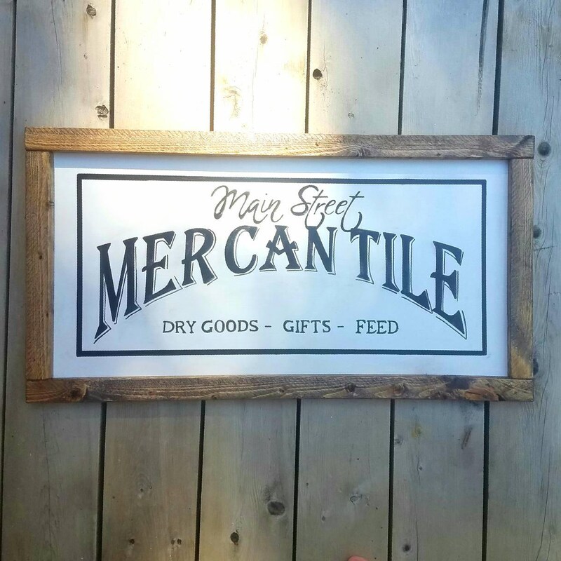 Mercantile Sign - Etsy