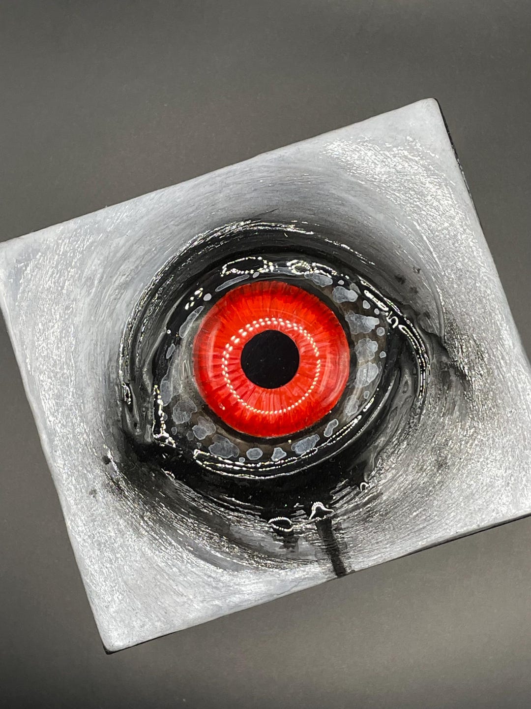Creepy Red Eye Horror Jewelry Box - Etsy