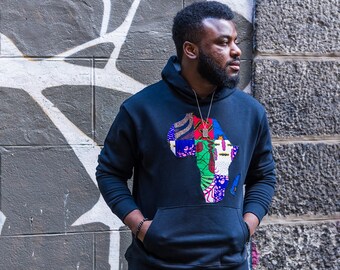 Men's African Map Sweatshirt - Etsy UK
