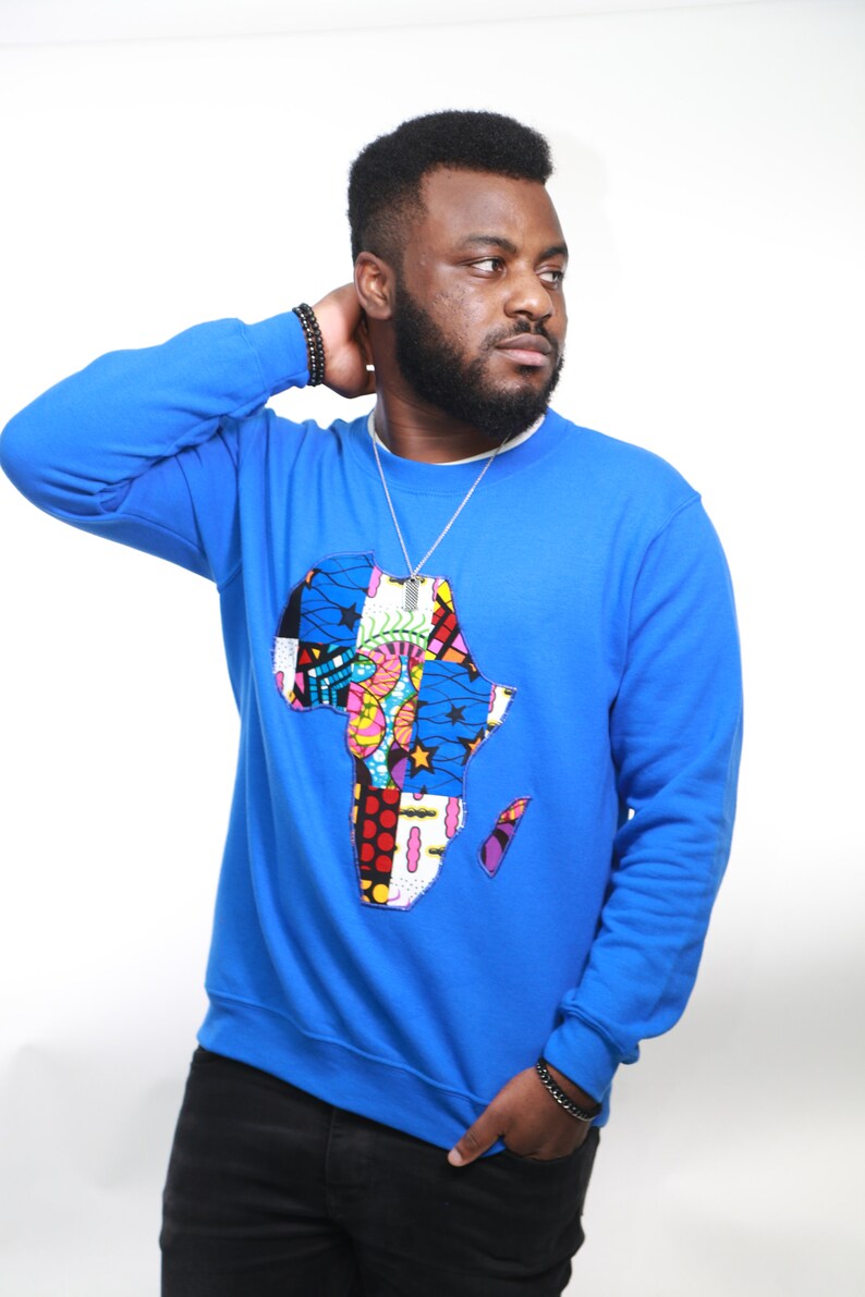 Men's African Map Sweatshirt - Etsy UK