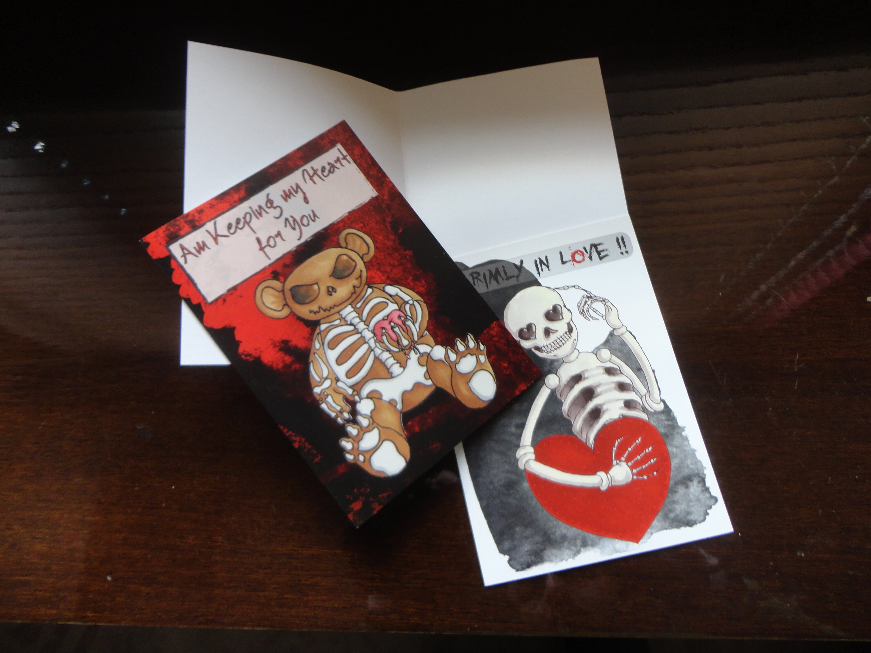 Unconventional Cards open Morbid Funny Cute Whimsical - Etsy UK