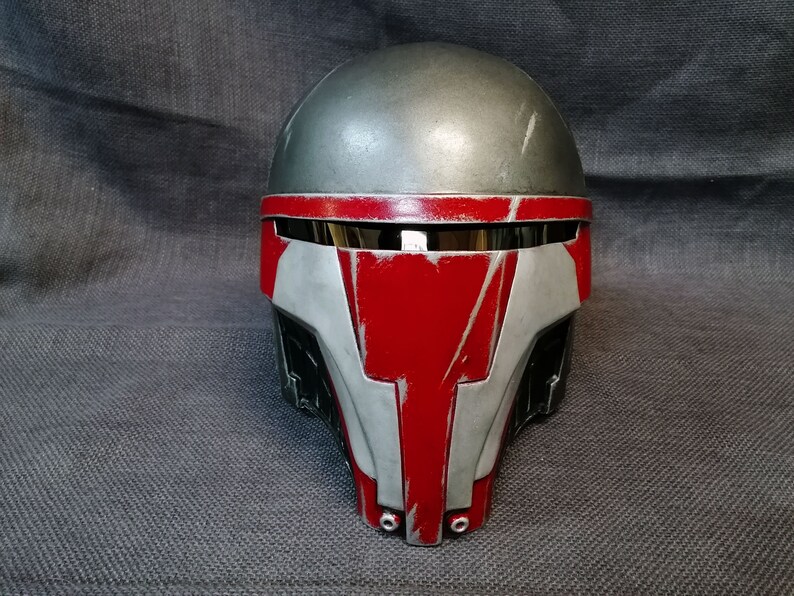 Jedi Knights Mask / Helmet Complete JREV Red, Raw Cast or Painted ...
