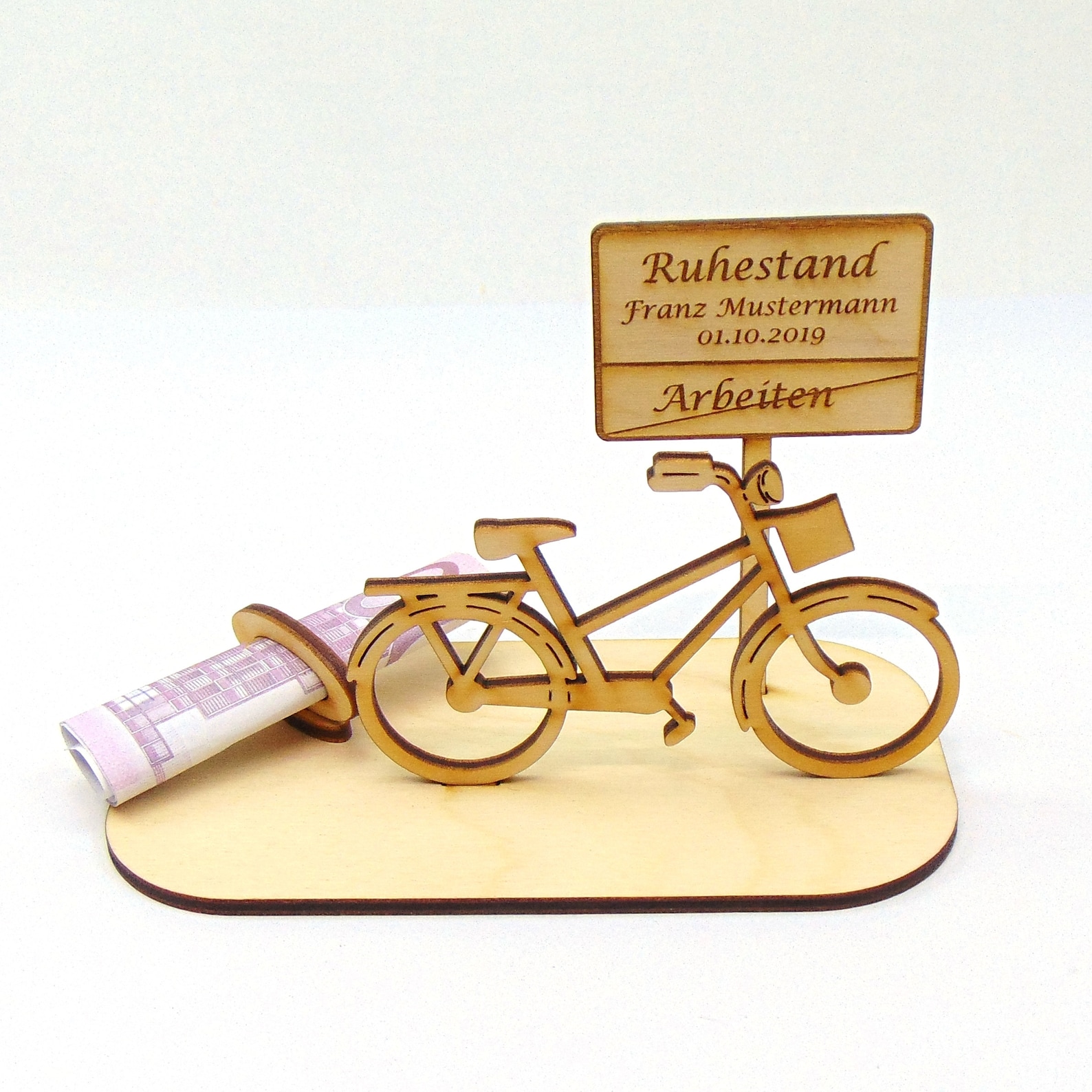 Geldgeschenk zum Ruhestand, Geschenk zur Rente mal anders, Motorrad ...