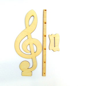 Note Wrench 25 Cm for Lacing Made of Wooden Table Decoration - Etsy