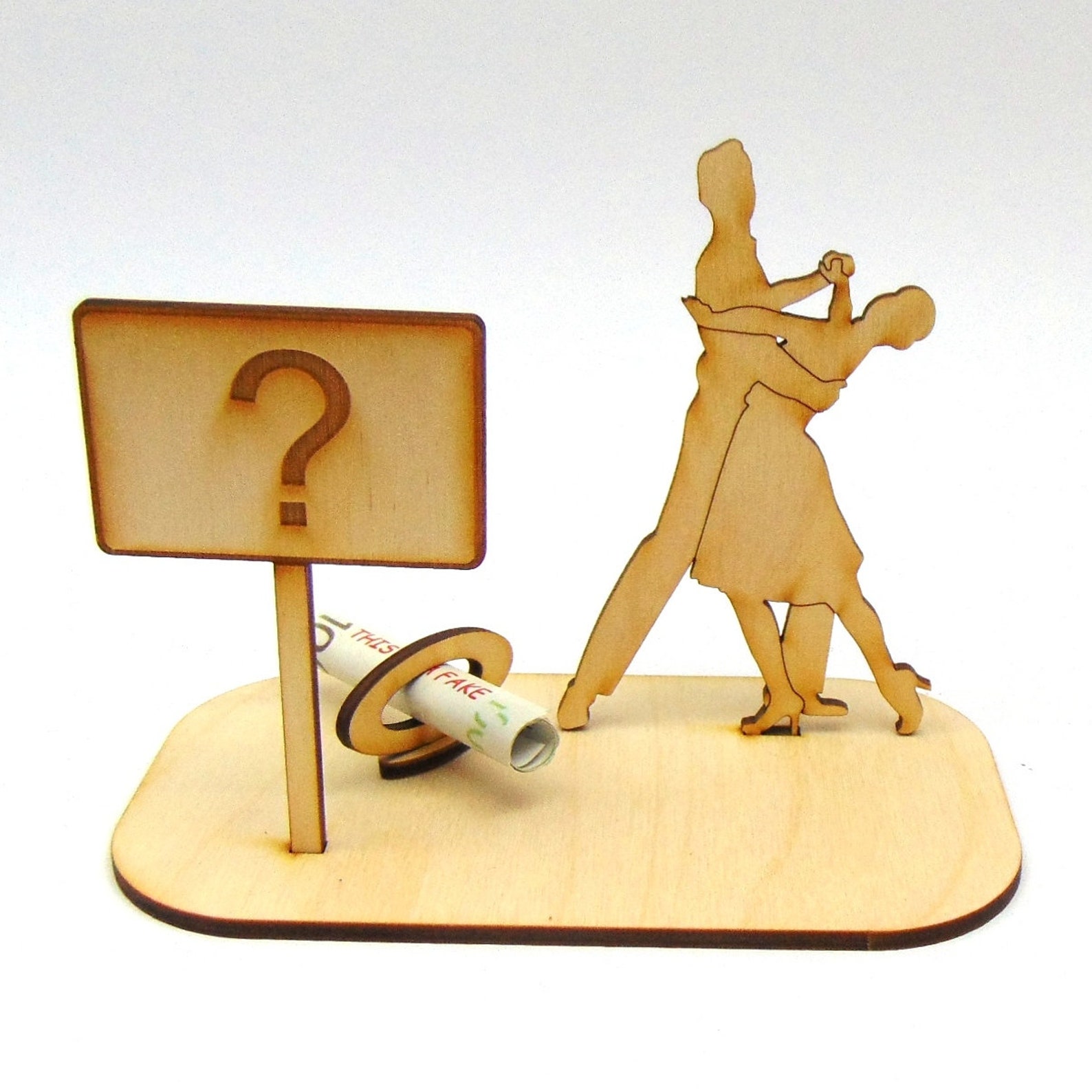 Money Gift Dance Couple Place Sign can be individually | Etsy