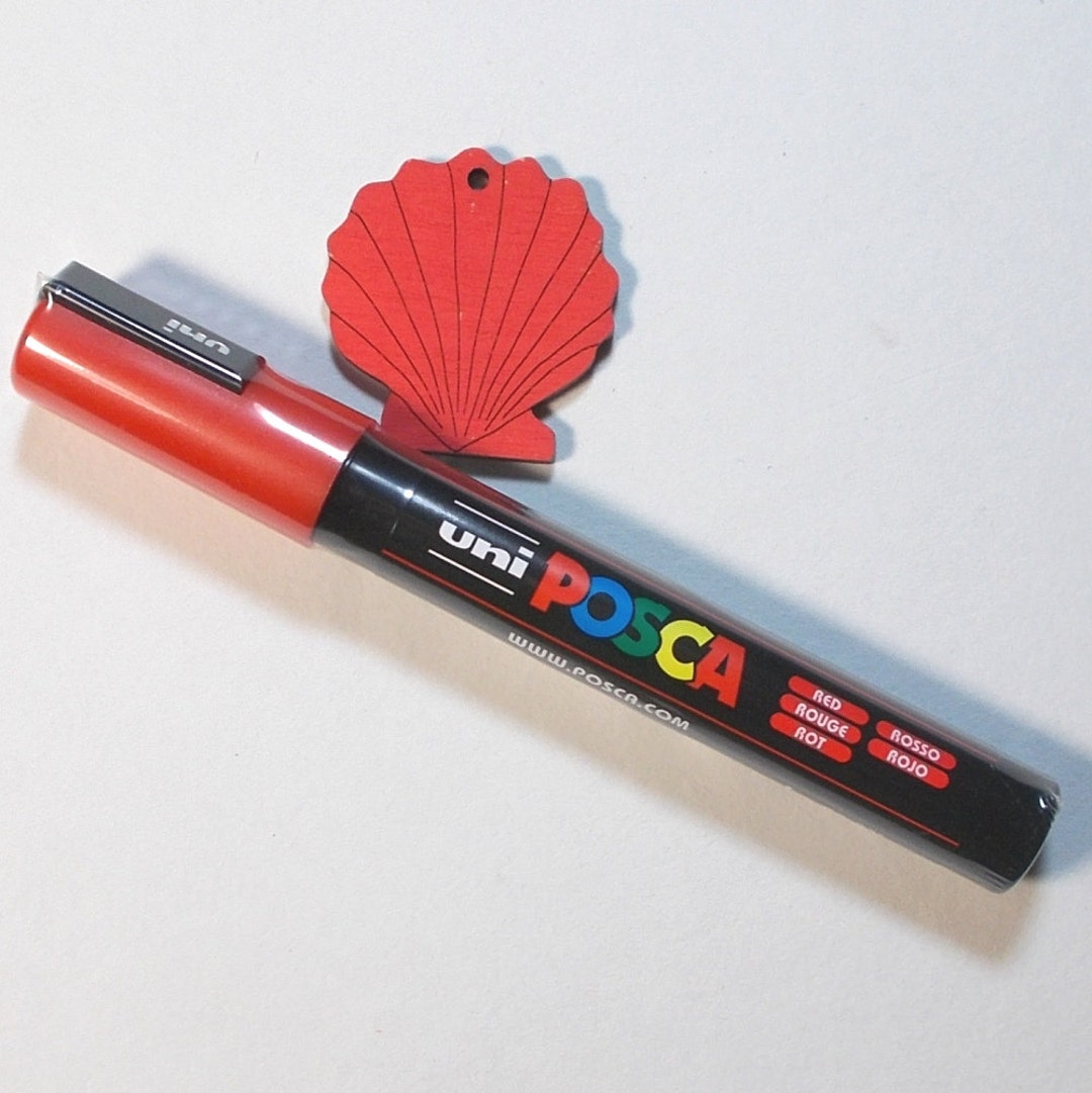 Color Pen White by Posca, Reversible Tip Medium/ Fine, 1,8 Mm PC-5M for ...