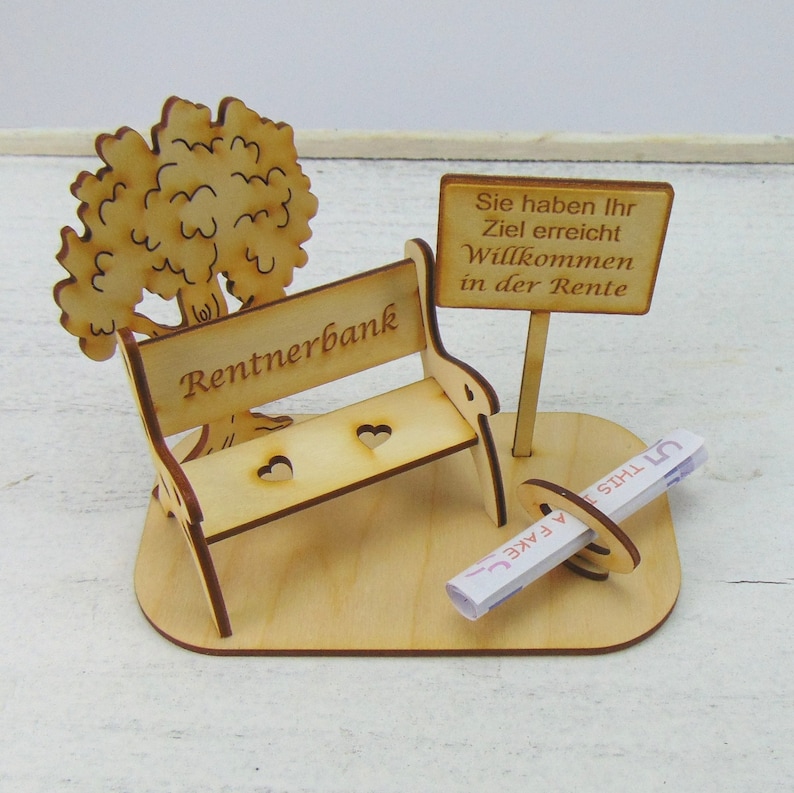 Geschenk zur Rente große Rentnerbank mit Ortsschild - Etsy.de