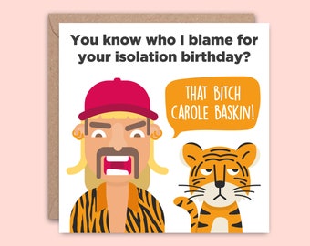 Funny Isolation Card - Etsy