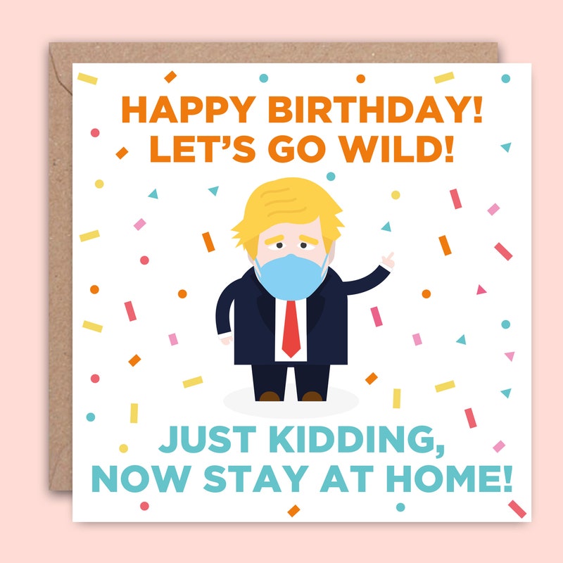 Quarantine Birthday Card - Etsy