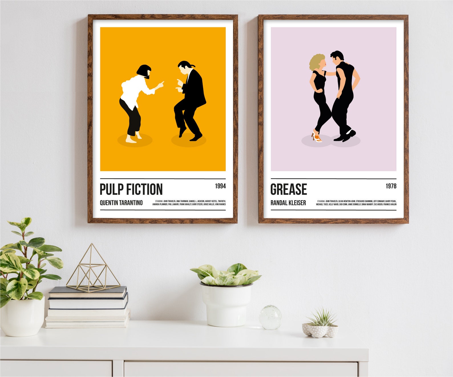 Pulp Fiction Poster Art Print Tarantino Poster Print Movie - Etsy