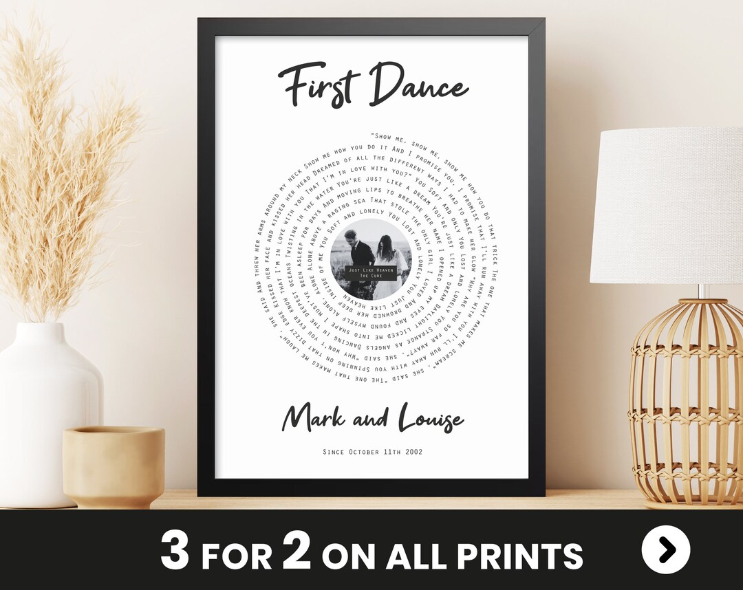 First Dance Wedding Gift, Anniversary Gift for Couple, Wedding Present ...