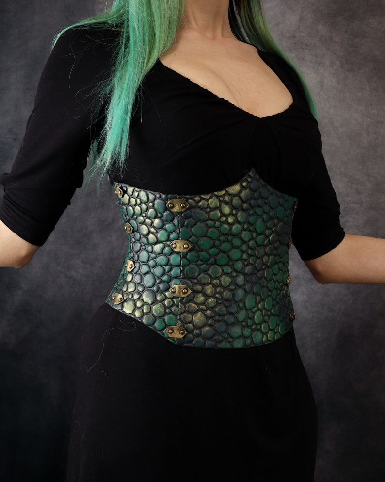 Dragon Leather Corset. Made With EVA Foam, for Fantasy Costumes, Custom ...