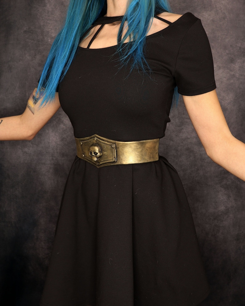 Steampunk/gothic Waist Belt With Skull. Perfect for Fantasy / Steampunk ...