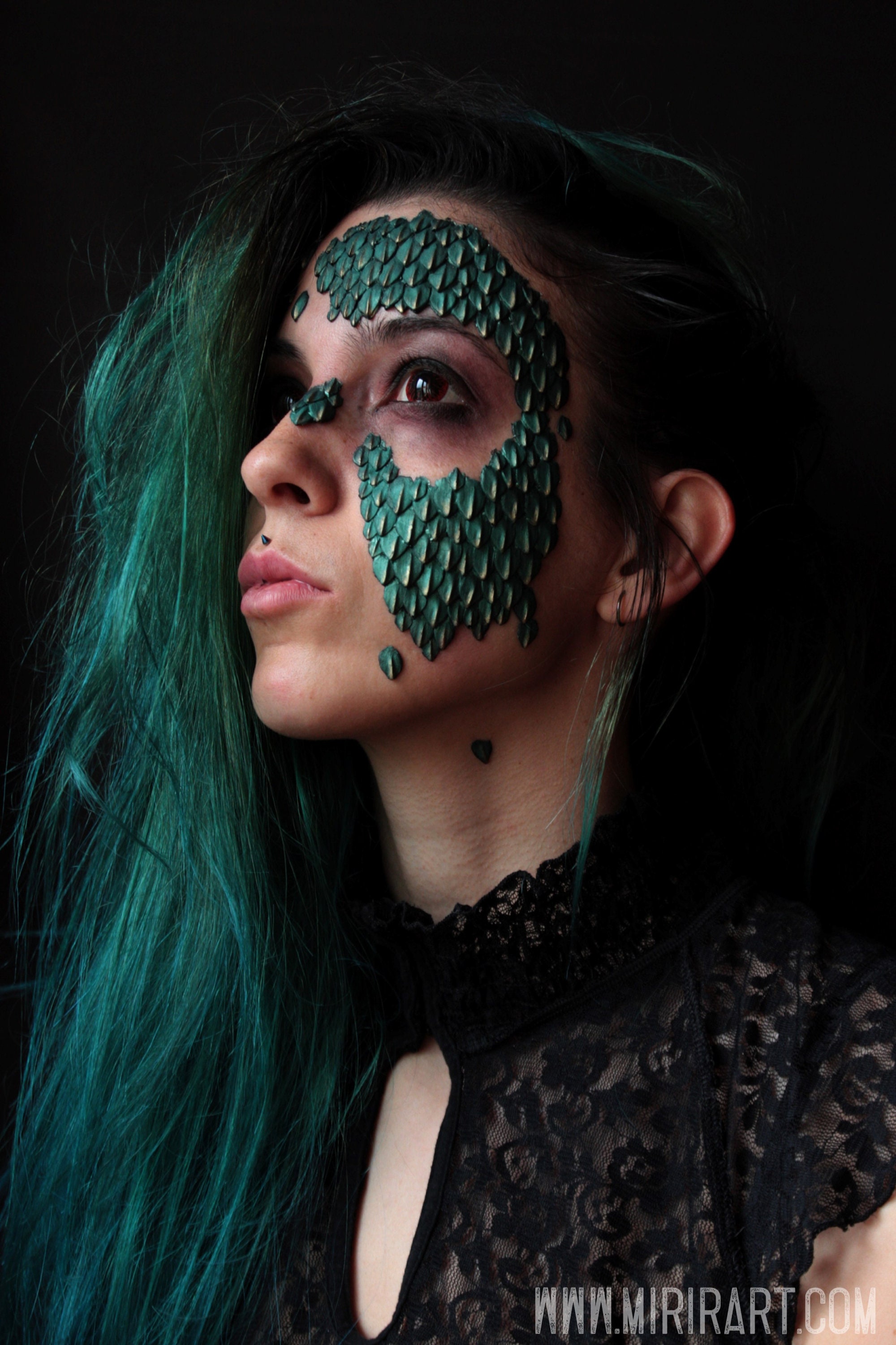 Dragon Scale Makeup