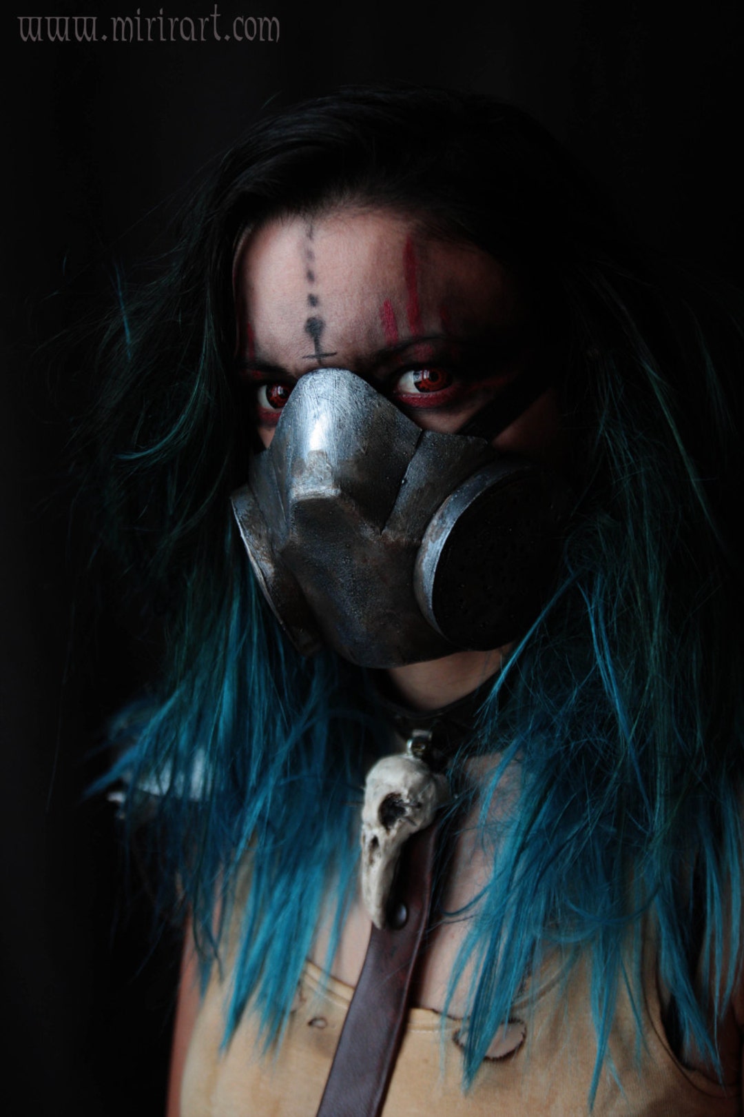 Gas Mask Post Apocalyptic Respirator Diesel Punk - Halloween Warrior ...