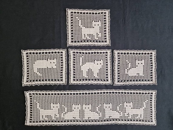 Cat Filet Crochet Pattern