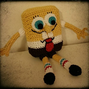 Crochet Spongebob Squarepants - Etsy