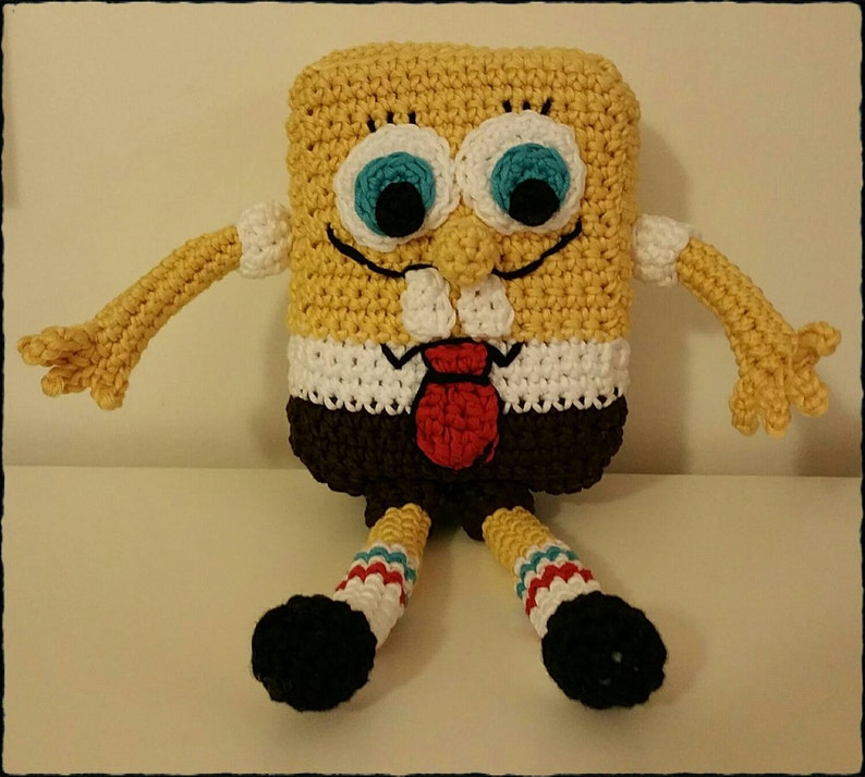 Crochet Spongebob Squarepants - Etsy