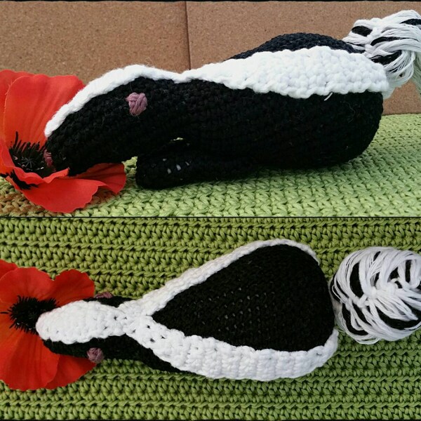 Crochet Skunk - Etsy