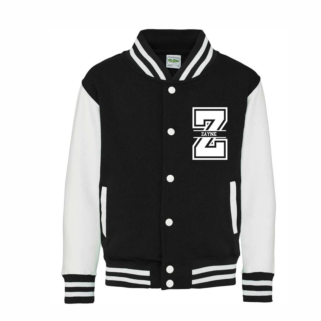Personalised Kids & Adults Varsity Jacket, Customised Kids Varsity ...