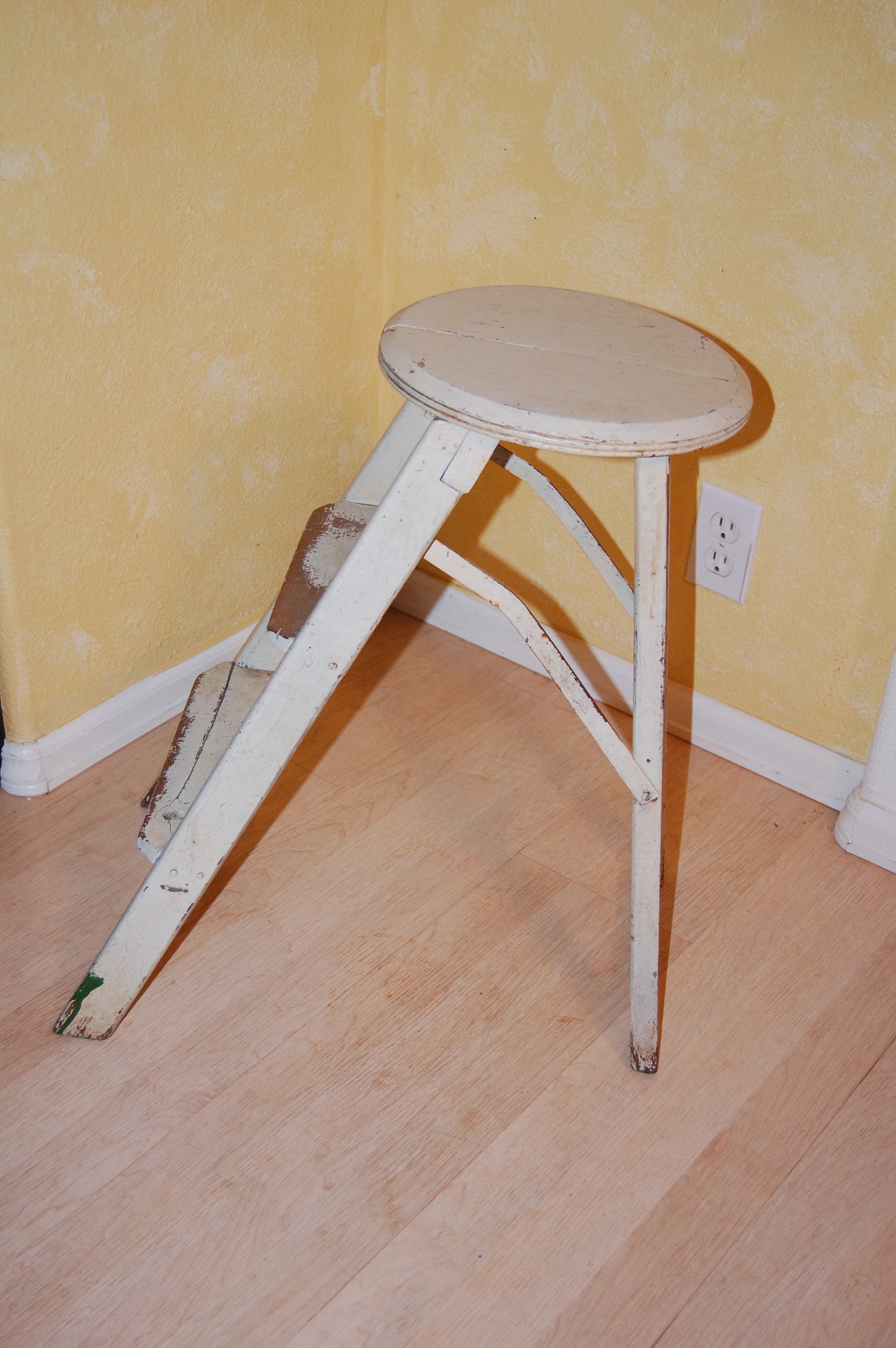 Vintage Farm Kitchen Fold-up Step Stool - Etsy